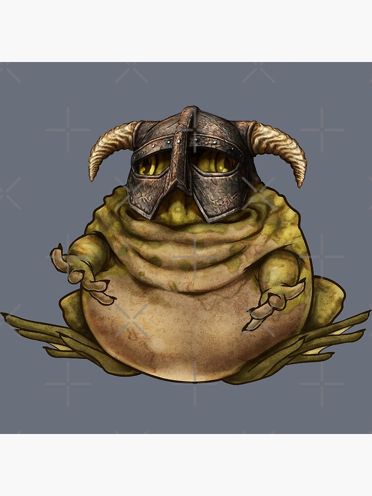 "Dragonborn Frog" Art Print by Sosnitsky | Redbubble