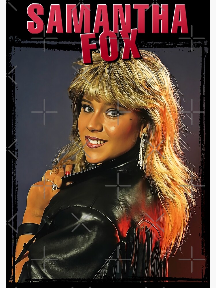 "Samantha Fox" Poster for Sale by Kimmy73RB | Redbubble