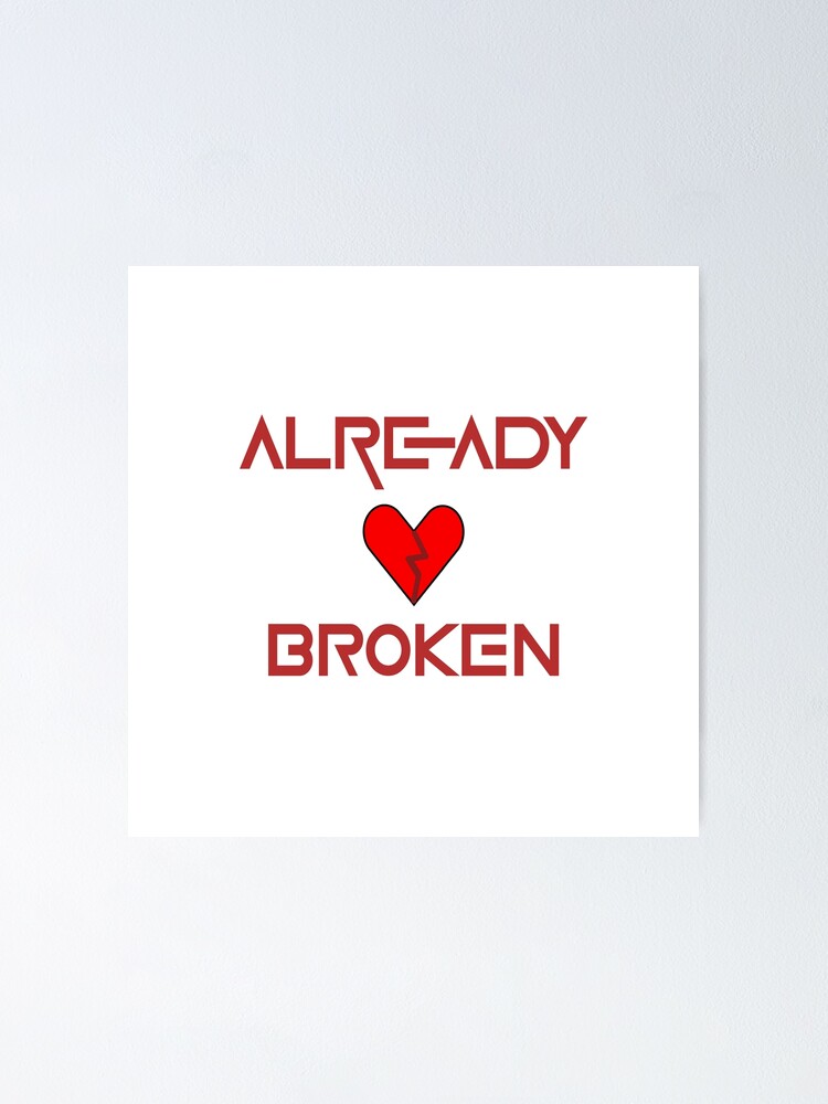 "Already broken peaky blinders" Poster by 1234azert | Redbubble