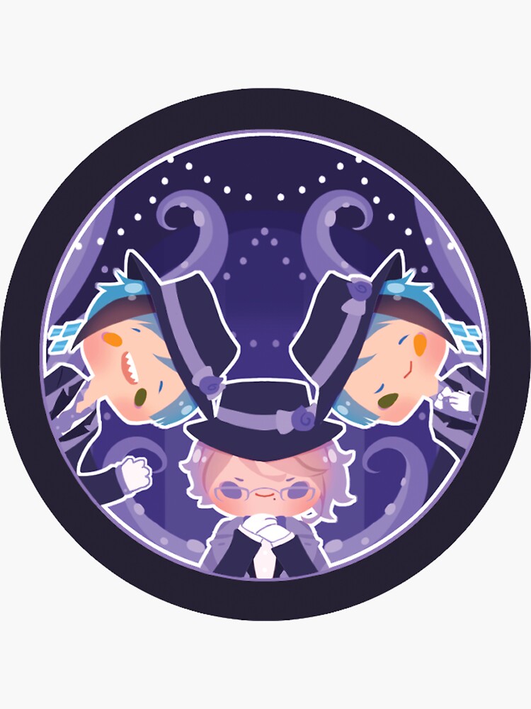 "Twisted Wonderland Octavinelle Chibis" Sticker for Sale by aloebera ...