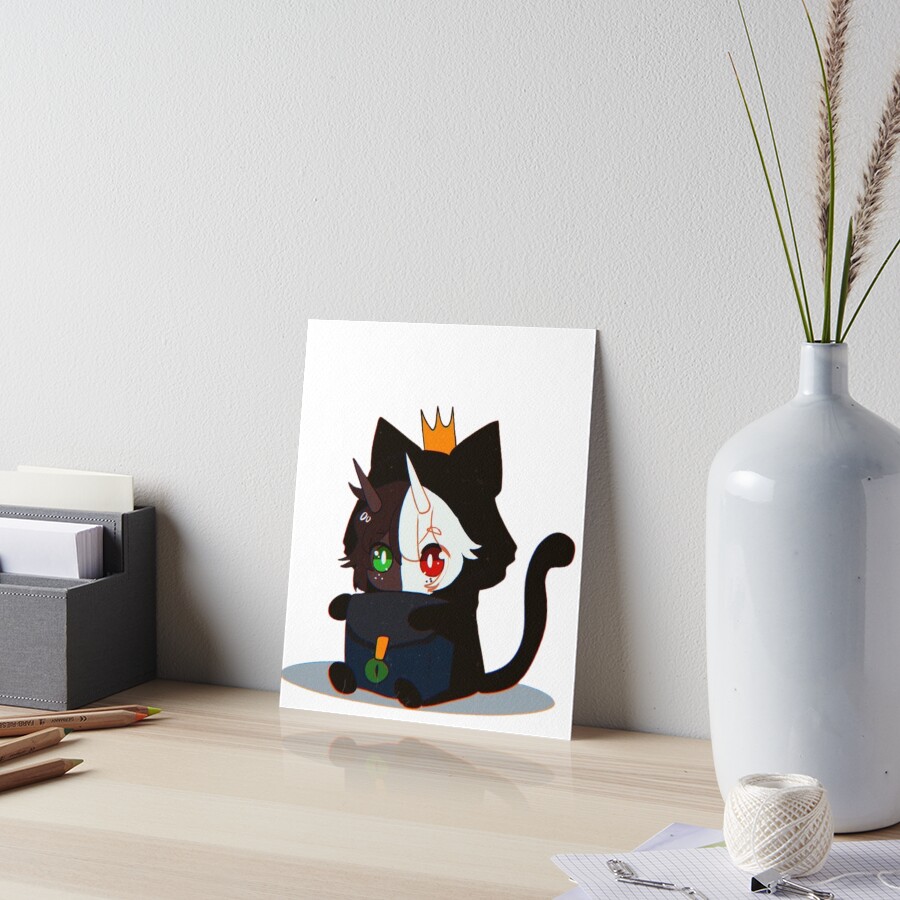 "Ranboo Cartoon " Art Board Print for Sale by Tcatz | Redbubble