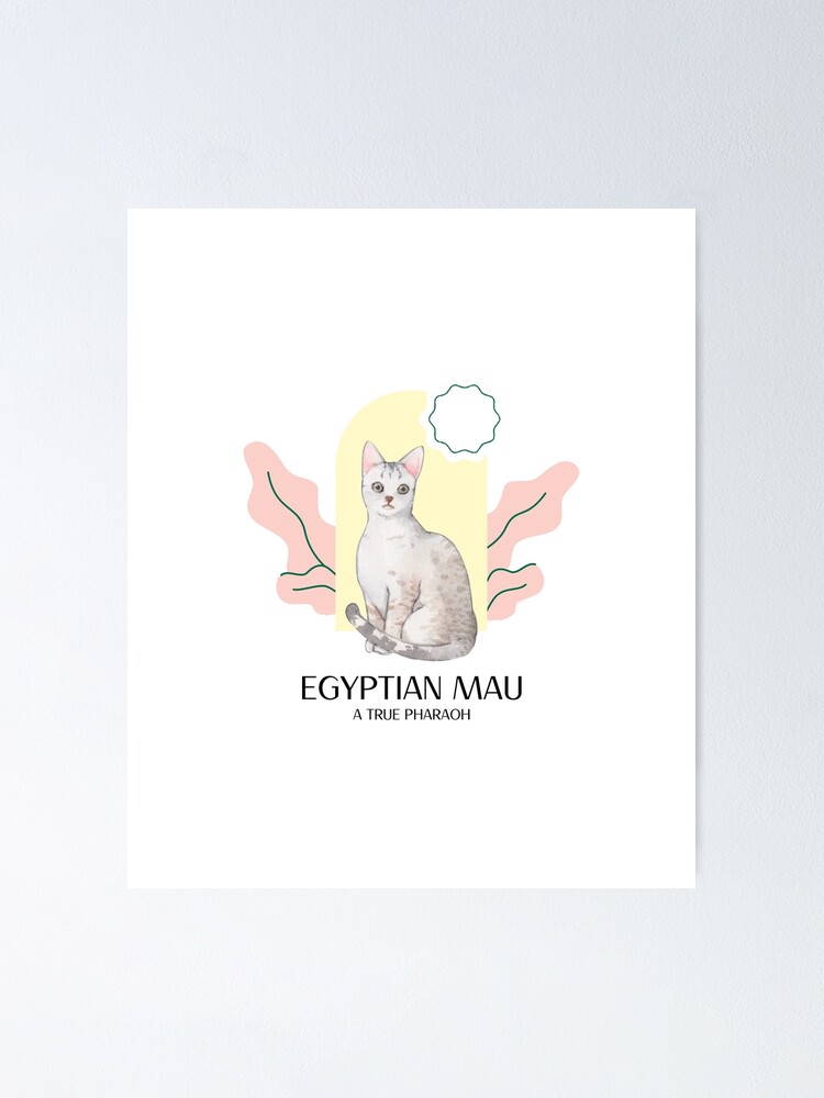 "Egyptian Cat God Mau" Poster for Sale by MnaEmad | Redbubble