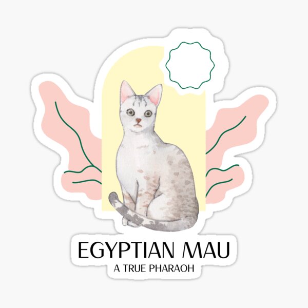 "Egyptian Cat God Mau" Sticker for Sale by MnaEmad | Redbubble