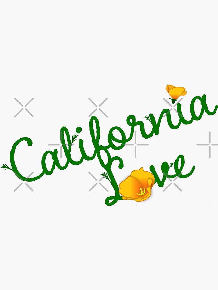 "California Poppy decal" Sticker by BCC-art | Redbubble