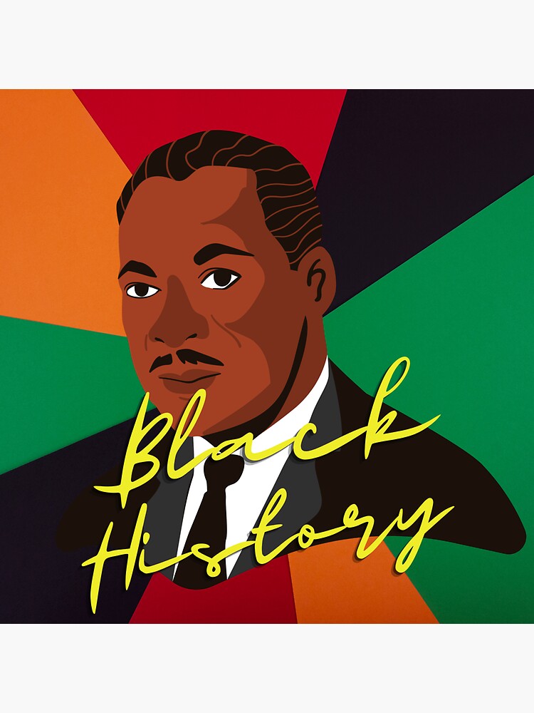 "Black History Month - Martin Luther King Jr." Sticker by ...