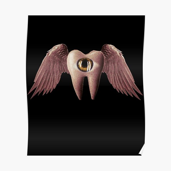 "Weirdcore Teeth" Poster by emptystickers | Redbubble
