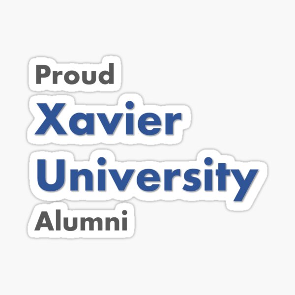 "Xavier University alumni" Sticker by STMCreative | Redbubble