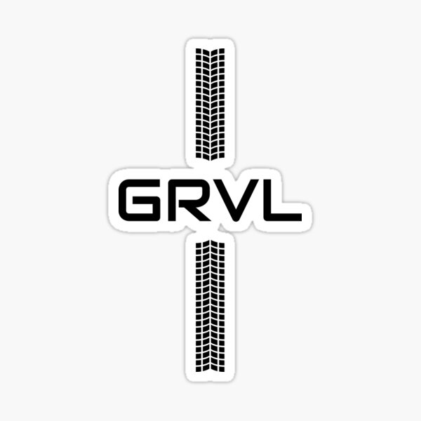 "GRVL - Gravel Bike" Sticker for Sale by ReBRN | Redbubble