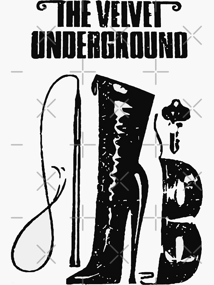 "velvet underground" Sticker for Sale by CorbinB3 | Redbubble