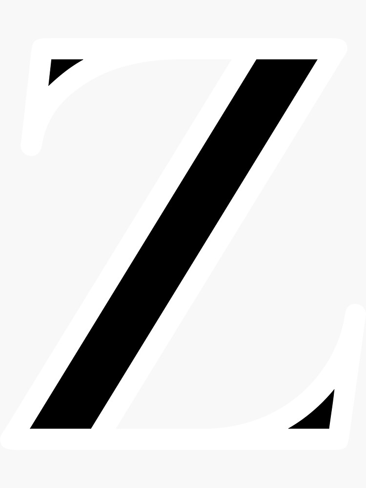 "Set of Integer Numbers (White) Mathematics Symbol" Sticker by ...