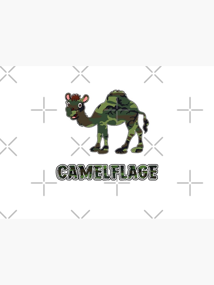"Camelflage funny merch for camels lovers, army lovers, camouflage ...