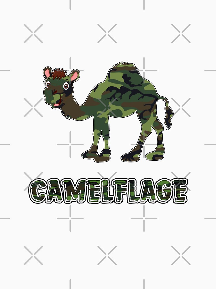 "Camelflage funny merch for camels lovers, army lovers, camouflage ...