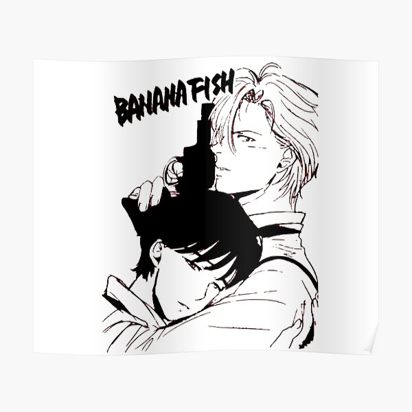 "Ash and Eji - Banana Fish" Poster for Sale by ArtAndDesignA | Redbubble