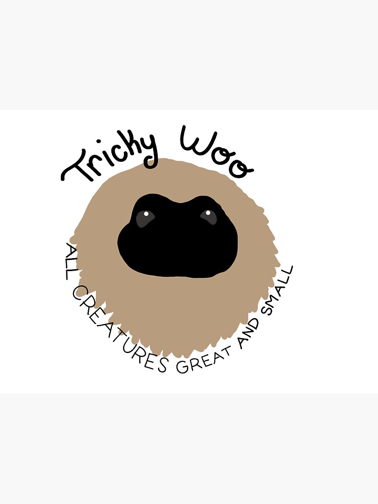 "tricky woo" Sticker for Sale by Lizbeth630 | Redbubble