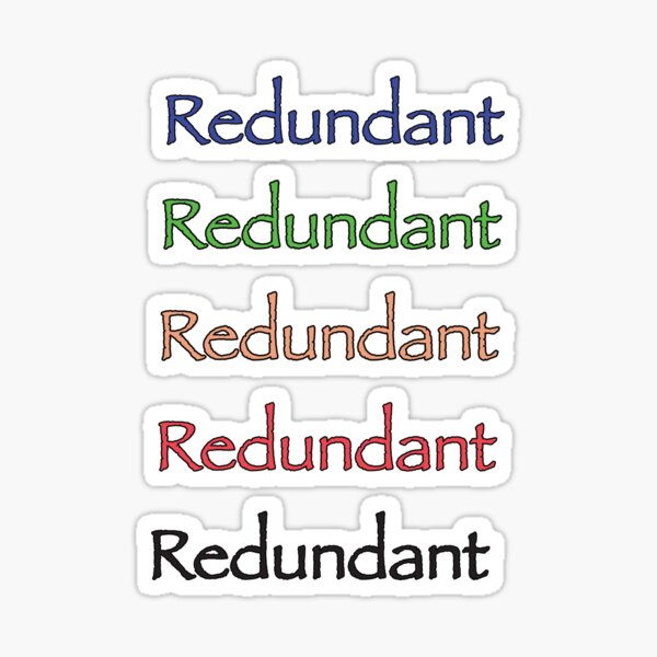 "Clear Redundant Stickers With 5 Colors" Sticker for Sale by ...