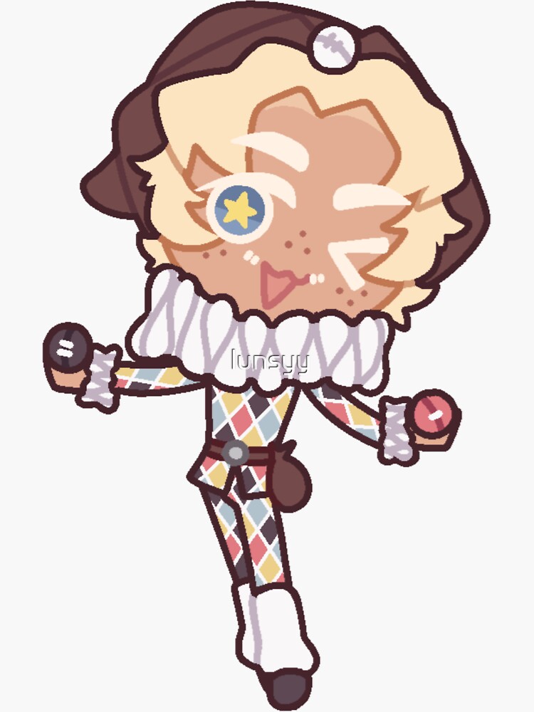 "Acrobat Cookie, Mike Morton " Sticker for Sale by lunsyy | Redbubble