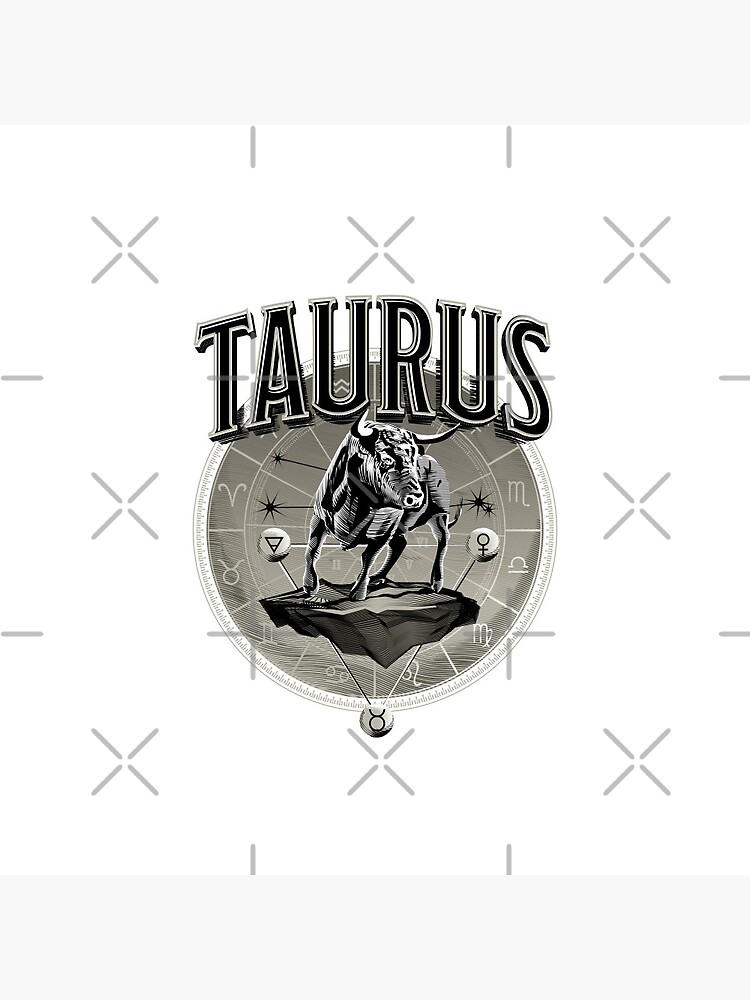 Chapa «Taurus. Tauro. Signos del zodíaco. Astrología. zodiaco. Símbolo ...