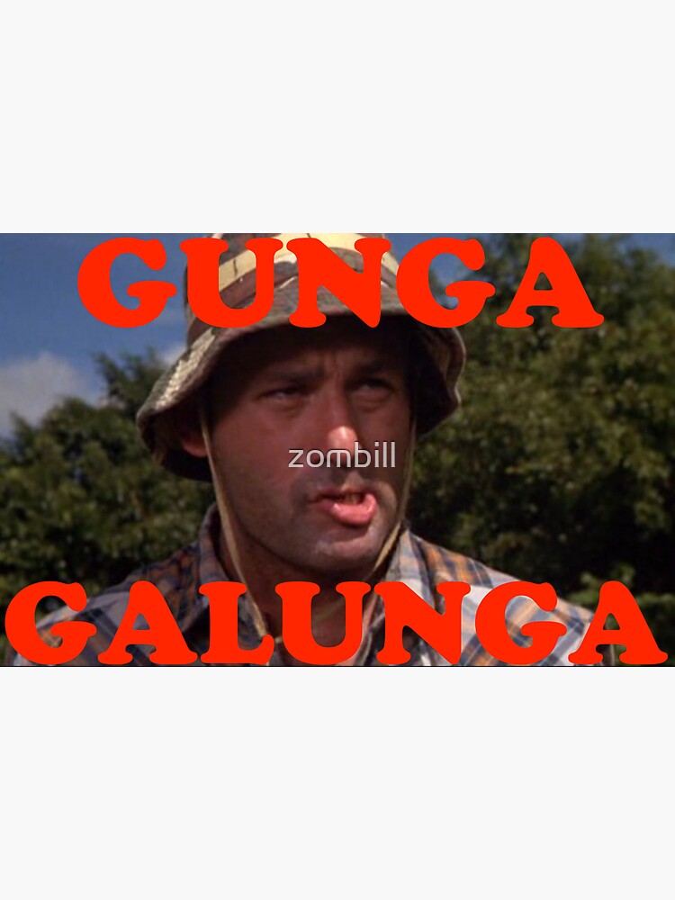 "Gunga Galunga" Sticker for Sale by zombill | Redbubble