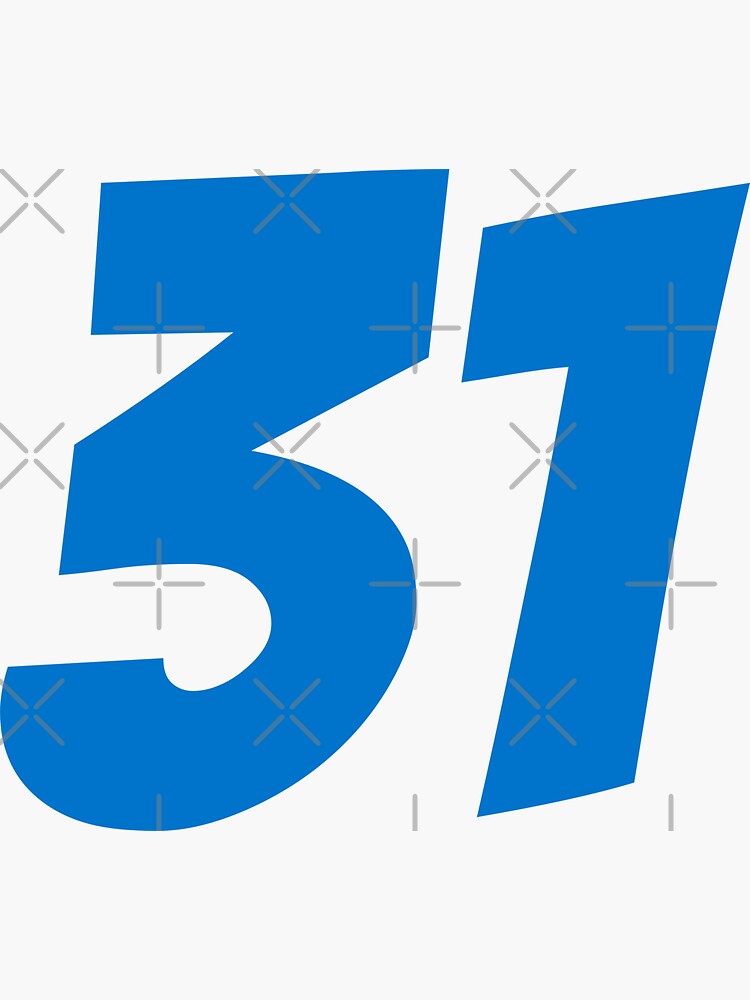 "Esteban Ocon 31 - Driver Number" Sticker for Sale by GreazyL | Redbubble