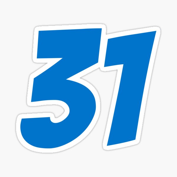 "Esteban Ocon 31 - Driver Number" Sticker for Sale by GreazyL | Redbubble