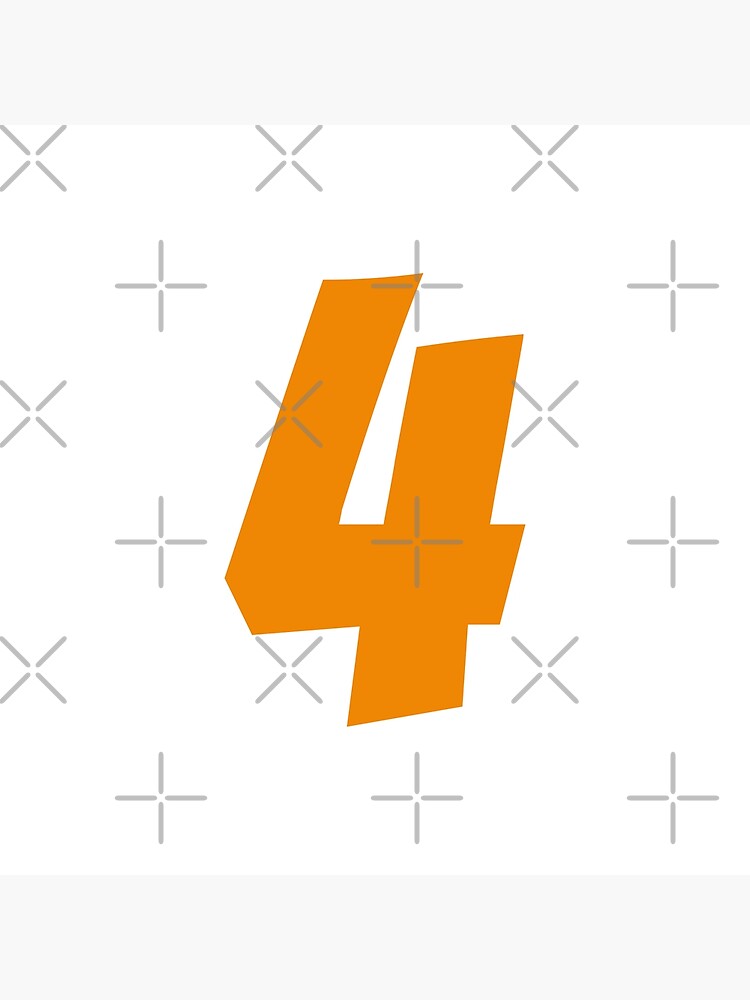 "Lando Norris 4 - Driver Number" Poster for Sale by GreazyL | Redbubble