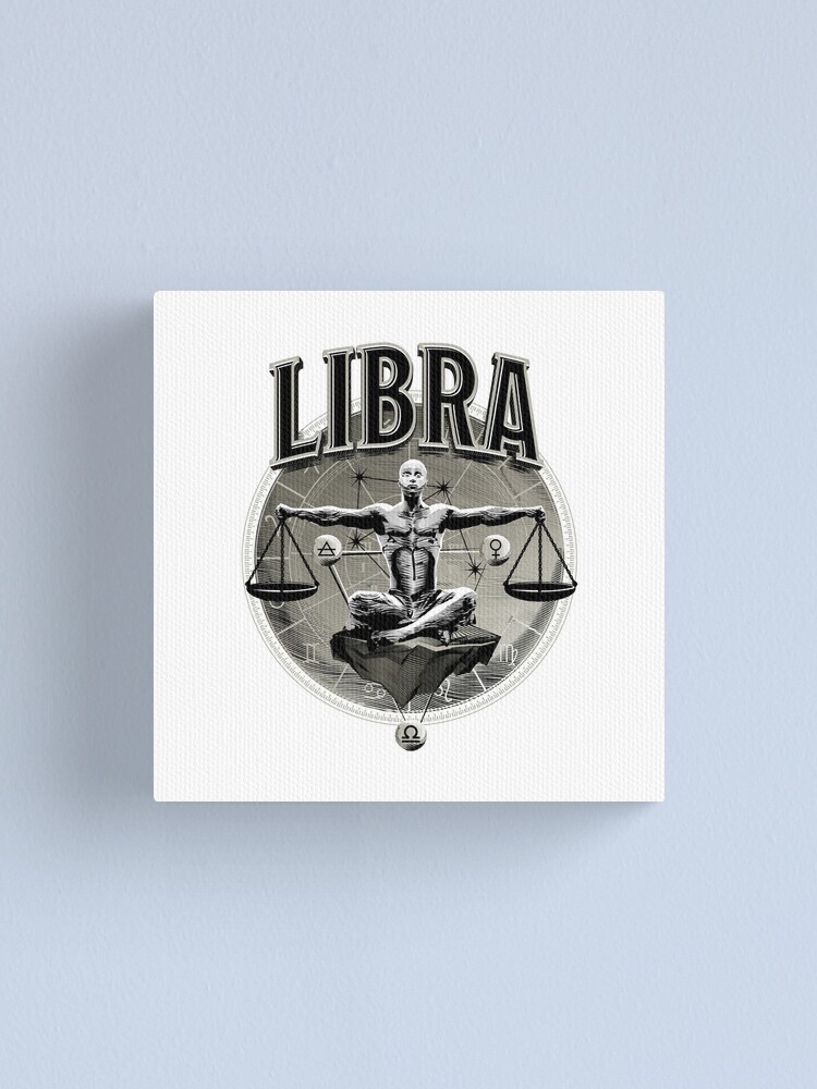 Lienzo «Libra. Balanza. Justicia. Signos del zodíaco. Astrología ...
