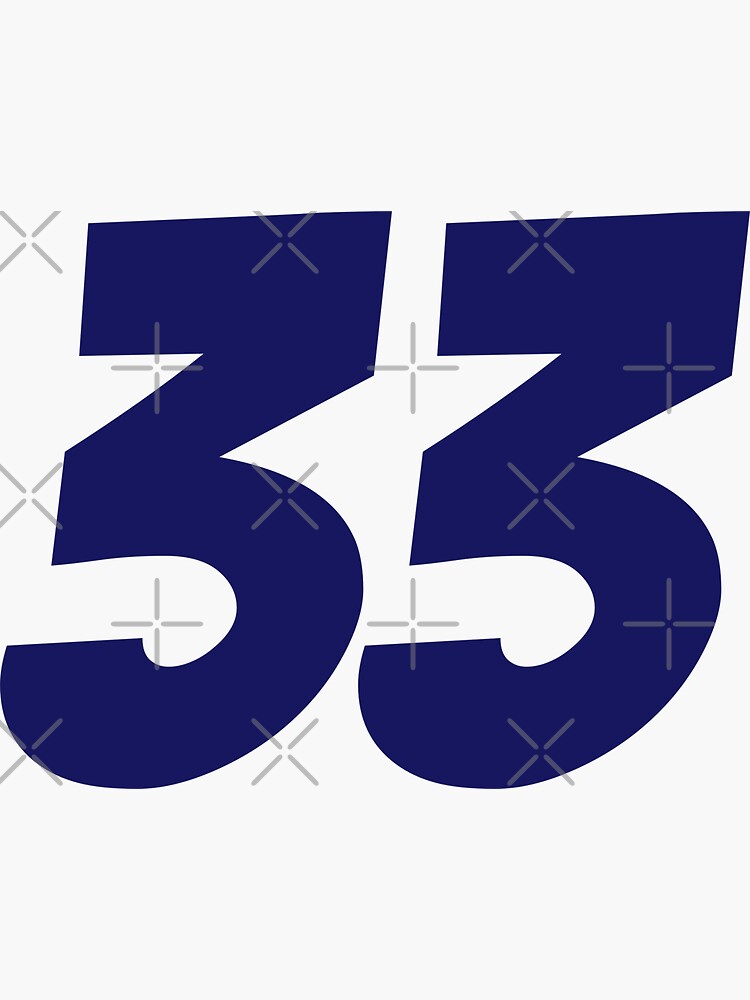 "Max Verstappen 33 - Driver Number" Sticker for Sale by GreazyL | Redbubble