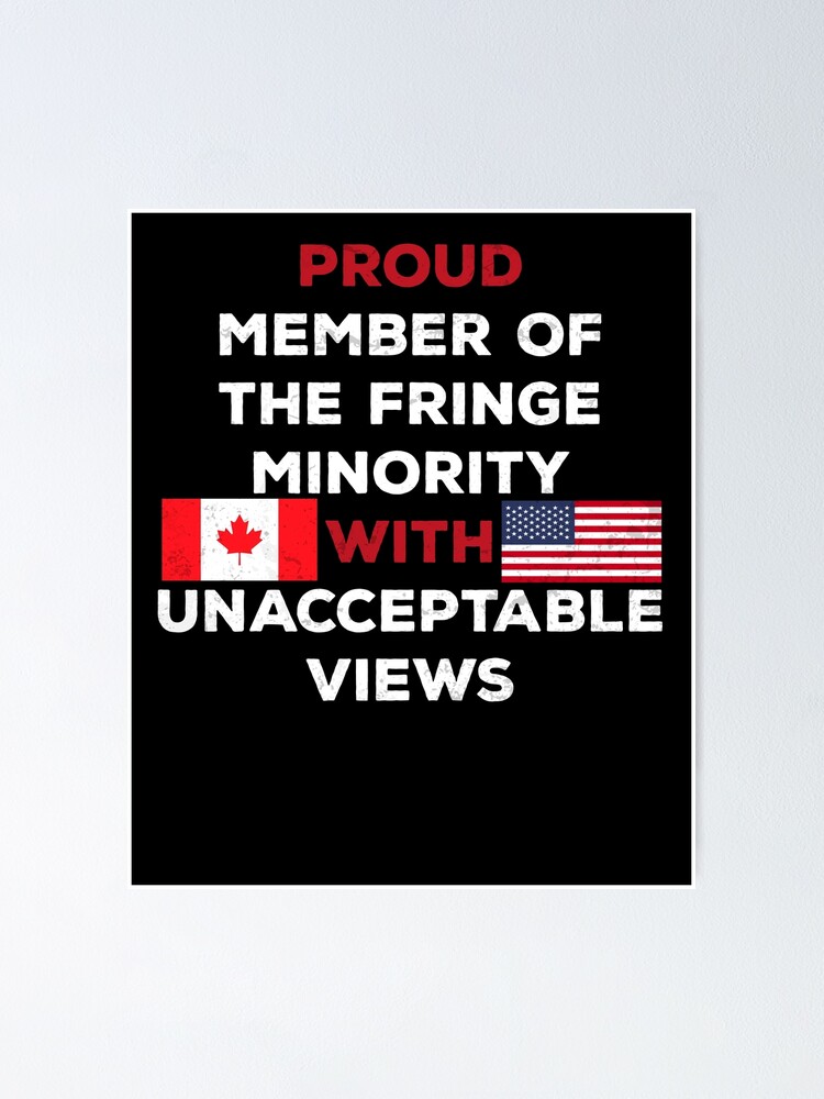 Póster «Orgulloso de ser la minoría marginal con puntos de vista ...