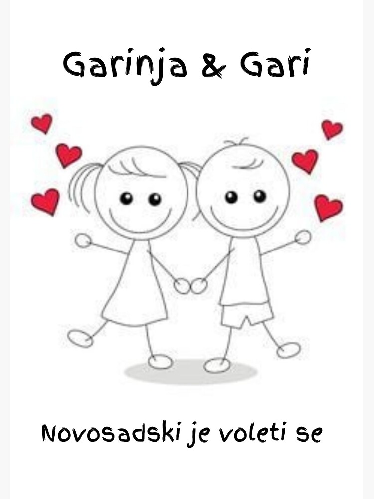 "Garinja i Gari" Sticker by Jovanka82 | Redbubble