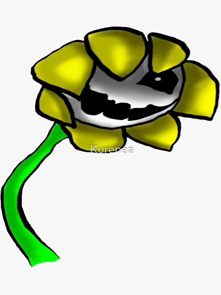 "Flowey" Sticker for Sale by Kurenea | Redbubble