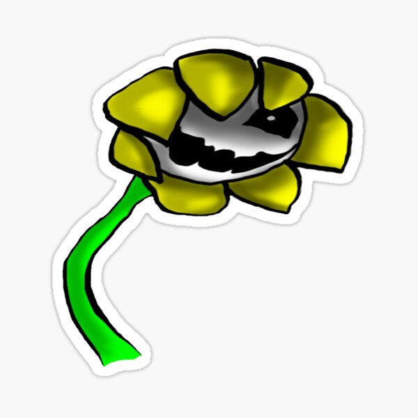 "Flowey" Sticker for Sale by Kurenea | Redbubble
