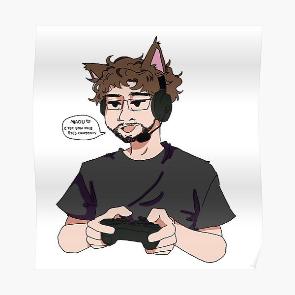 "antoine daniel catboy" Poster for Sale by verbatimmm | Redbubble