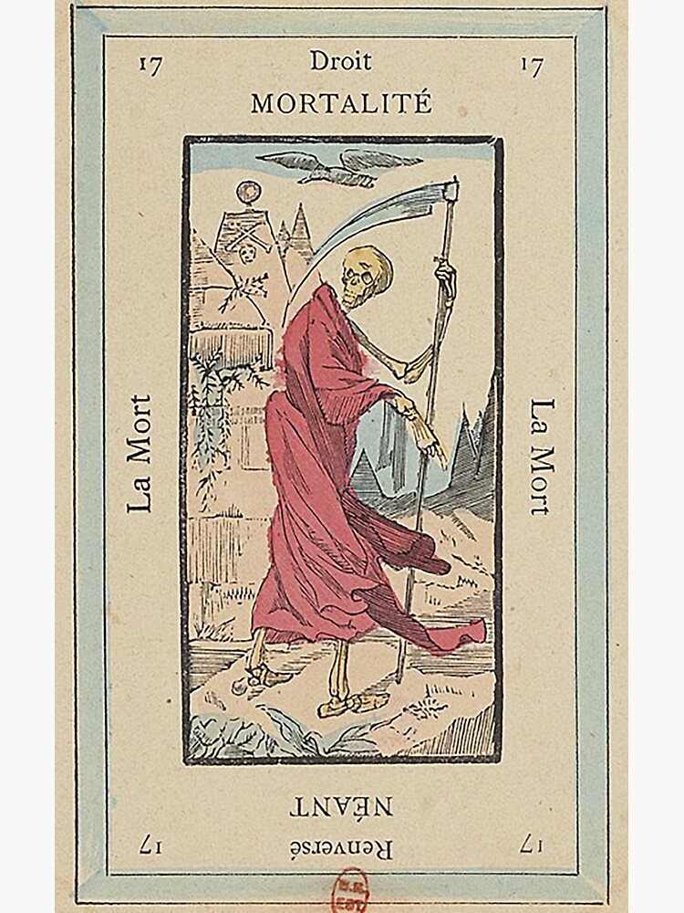 "Death XIII tarot card " Sticker by beetle-kid | Redbubble