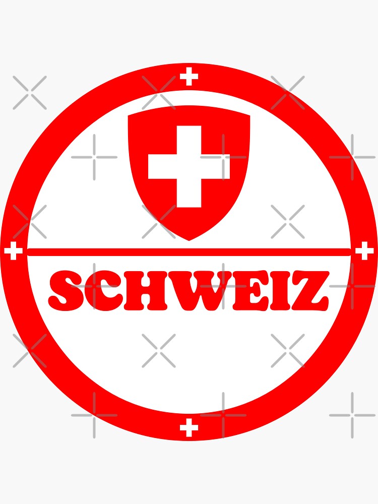 "Swiss Identity - Schweiz" Sticker for Sale by FedSherDesign | Redbubble