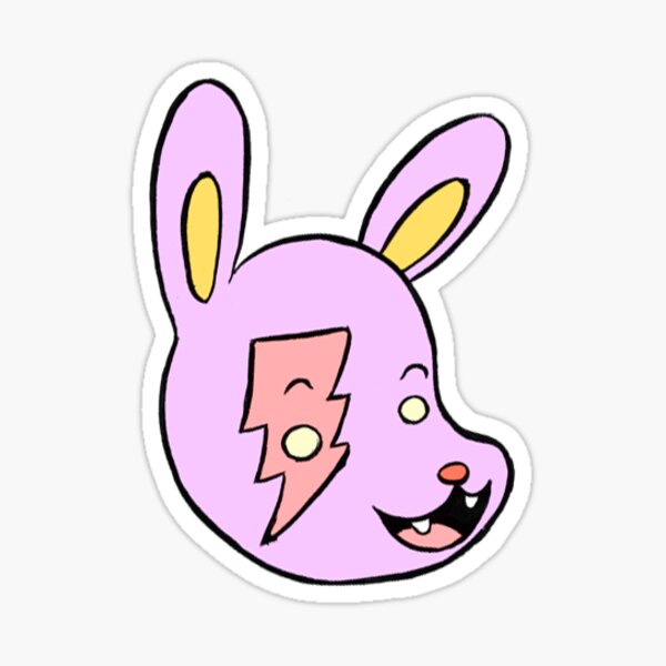 "Lightning Hound Sticker" Sticker by LindseyStrode | Redbubble