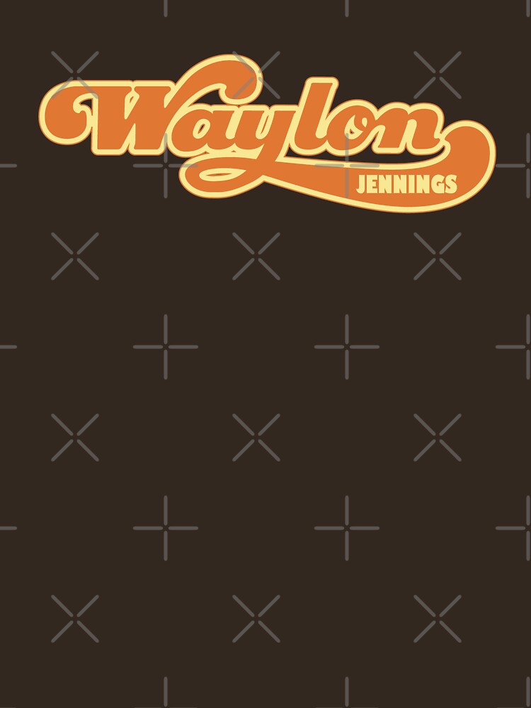 "Waylon Jennings Script Logo" T-shirt for Sale by Pop-Pop-P-Pow ...