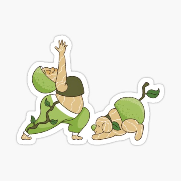 "Pomelo Person" Sticker for Sale by archibaldzeppo | Redbubble