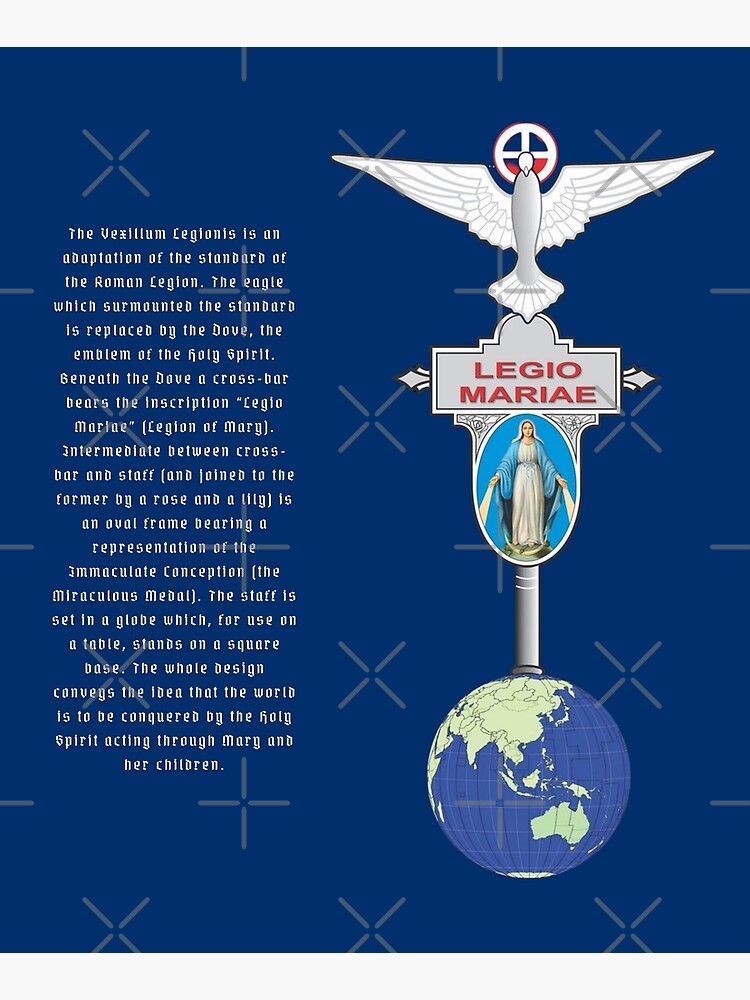 " Legion of Mary, Legio Mariae, Marijina Legija" Poster for Sale by ADMG | Redbubble