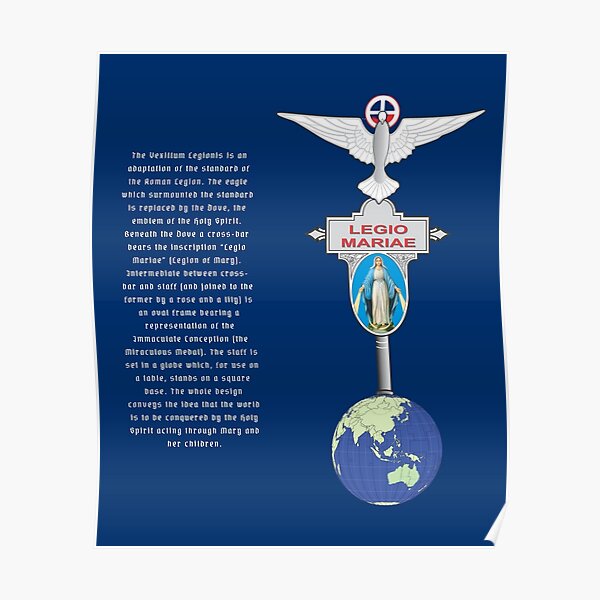 " Legion of Mary, Legio Mariae, Marijina Legija" Poster for Sale by ADMG | Redbubble