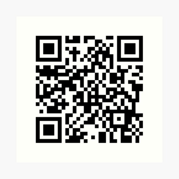 "Yesterday- Beatles QR Code" Art Print for Sale by EmJKDesigns | Redbubble