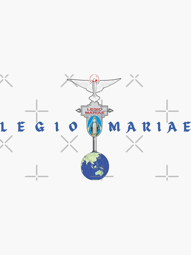 " Legion of Mary, Legio Mariae, Marijina Legija" Sticker for Sale by ADMG | Redbubble