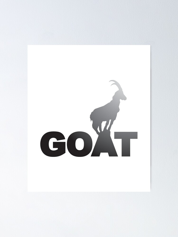 "Cute Goat text With mountains life - Lover goat" Poster by guessalred ...
