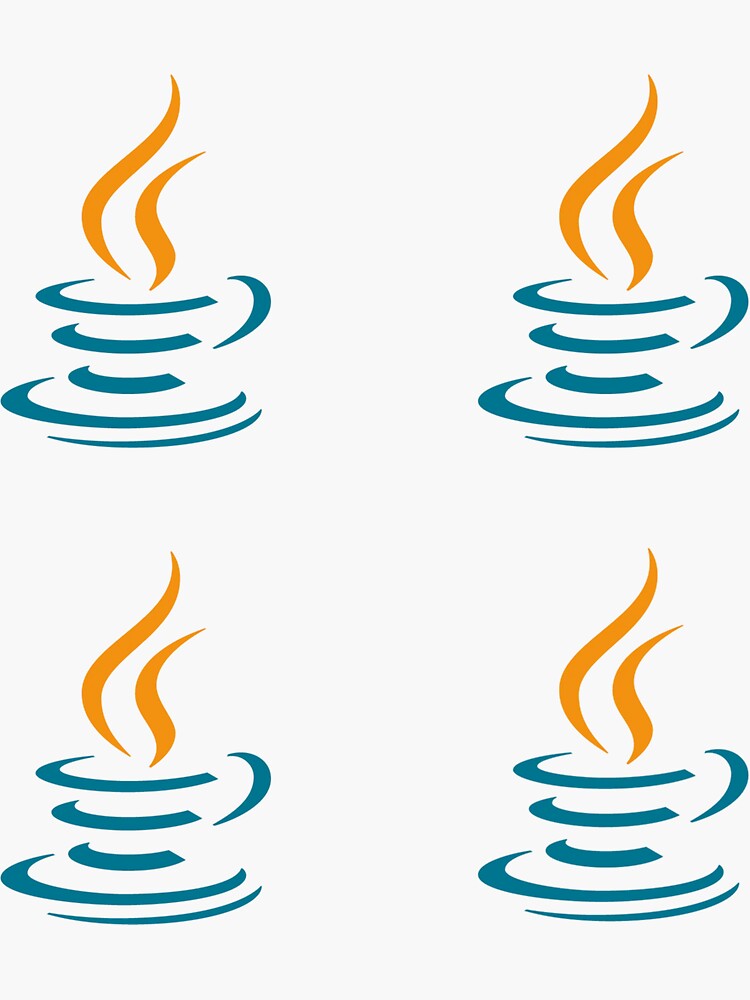 Pegatina «Paquete de logotipos de lenguaje de codificación Java» de ...