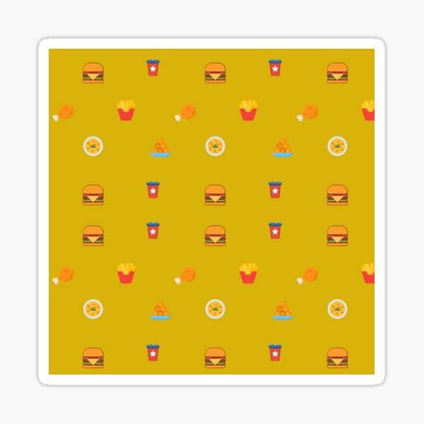 "Foods to go" Sticker by sheffmal | Redbubble