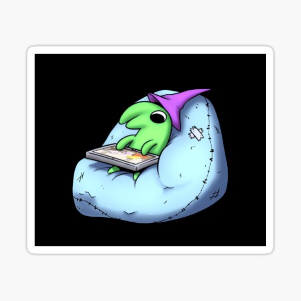 "Gleb Smiling Friends" Sticker by aminenacir | Redbubble