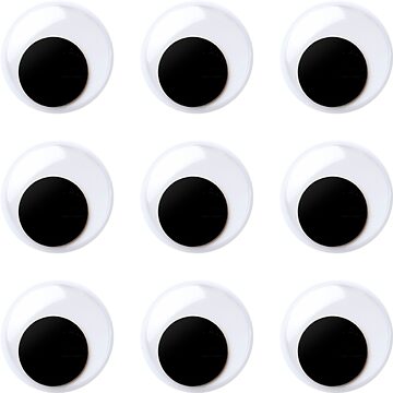 "Googly Eyes – Stickers (9 Pack)" Sticker for Sale by random-artist ...