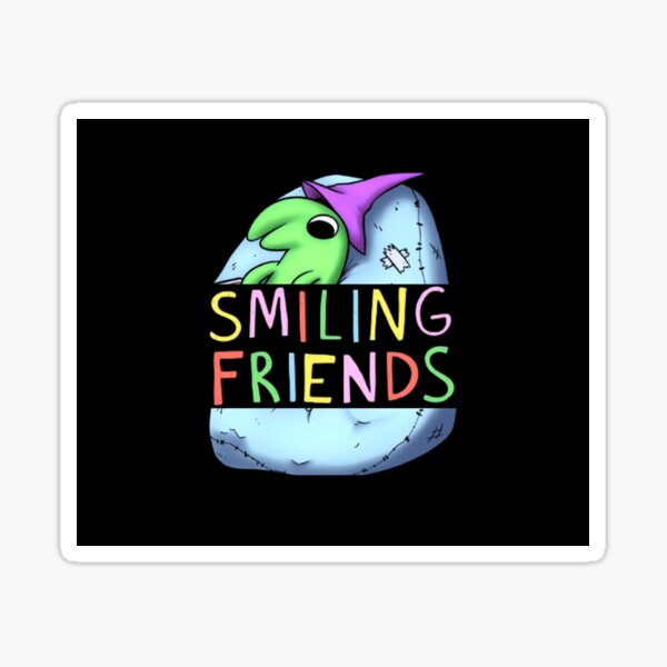"Gleb Smiling Friends" Sticker for Sale by aminenacir | Redbubble