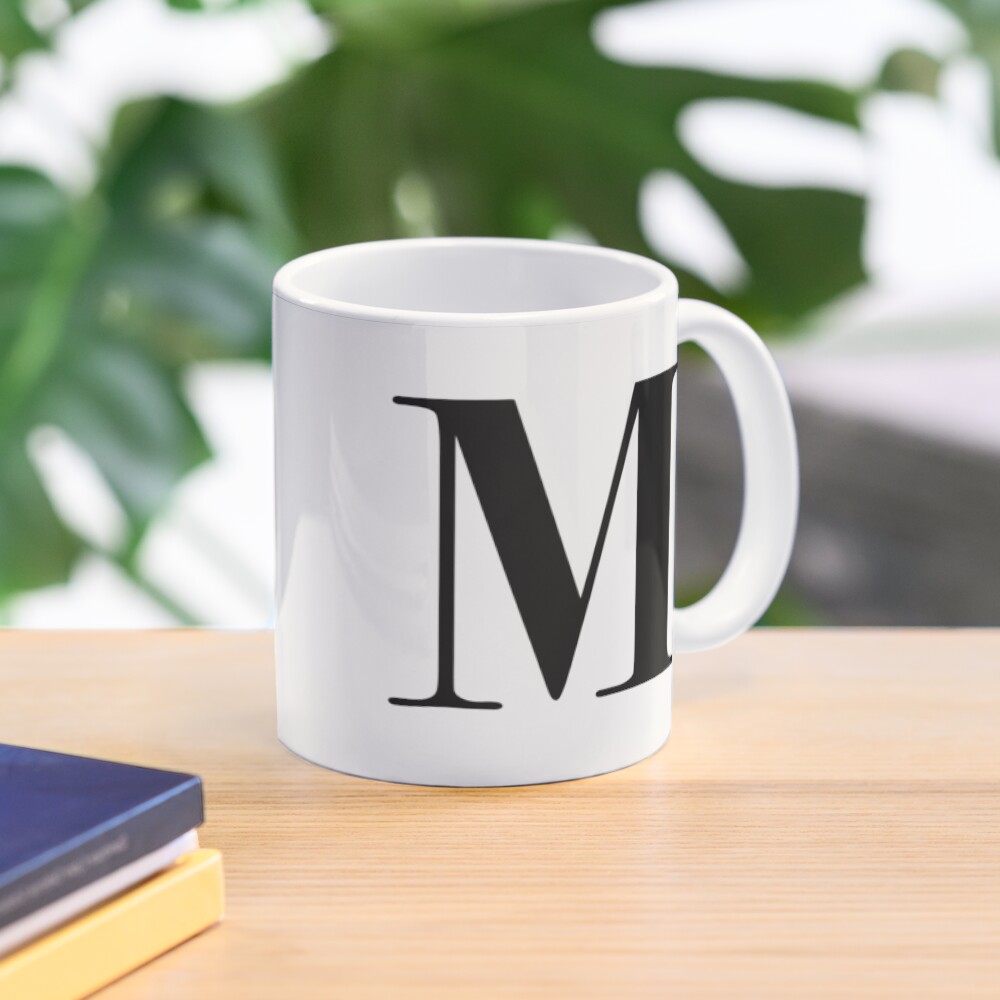 "Letter M: monogram initial" Sticker for Sale by kryder15 | Redbubble