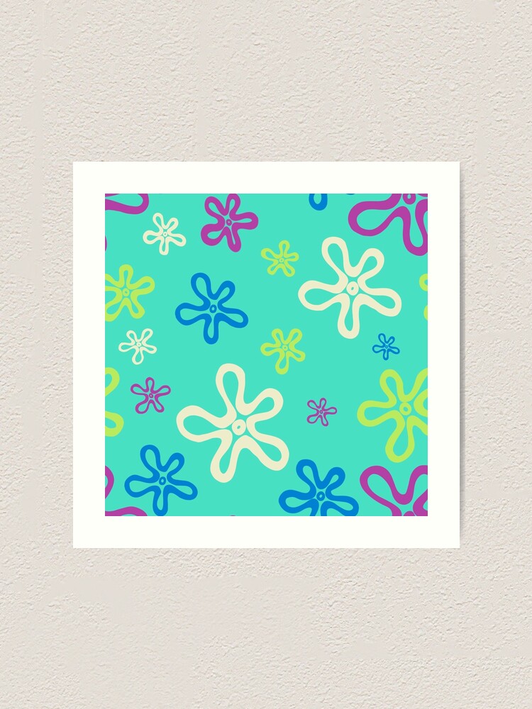 Spongebob Bloemenpatroon