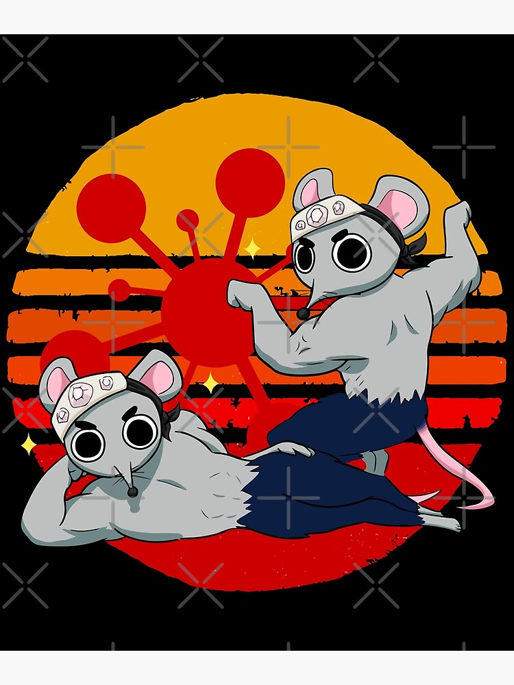 "Tengen Uzui kawaii demon slayer mice mouse " Canvas Print by mostfaa23 ...